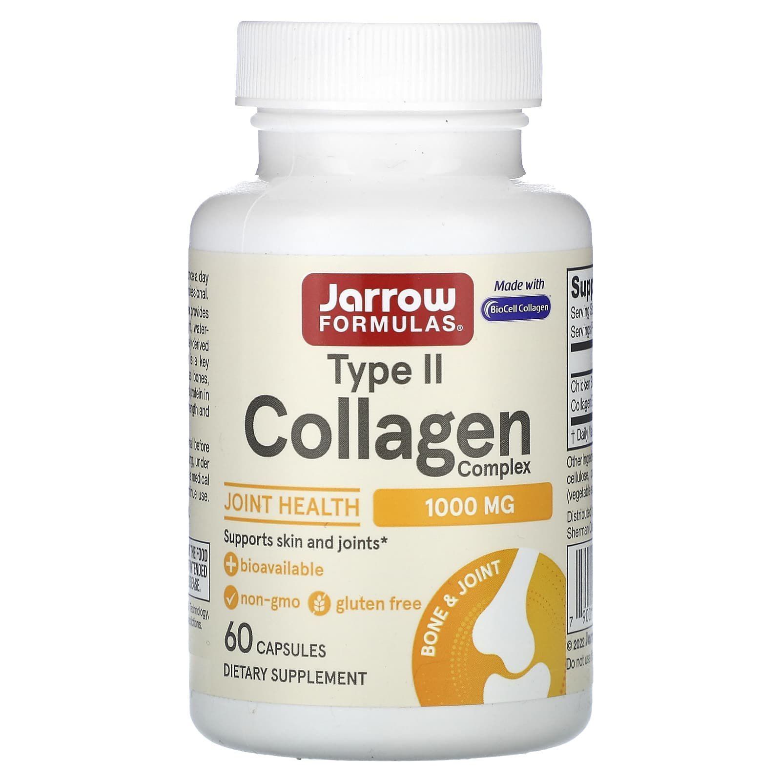 Купити Jarrow Formulas Type II Collagen Complex Колаген II типу 60 ...