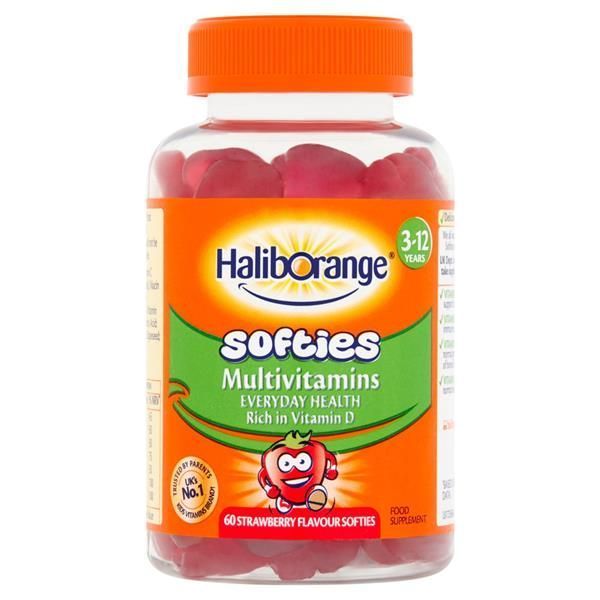 Купити HalibOrang Multivitamins Strawberry Softies Мультивітаміни 60 ...
